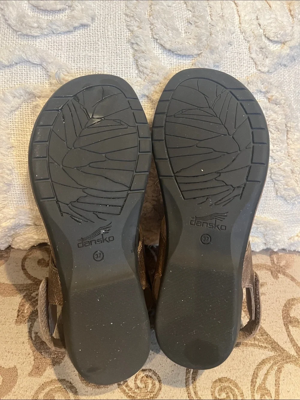 Dansko | Shoes | Dansko Metallic Bronze Opentoe Slingback Sandal | Poshmark